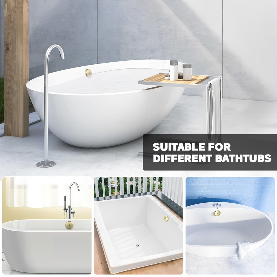 Tub Overflow Cover Bath Tub Overflow Face Plate Stainless Steel Basin ...