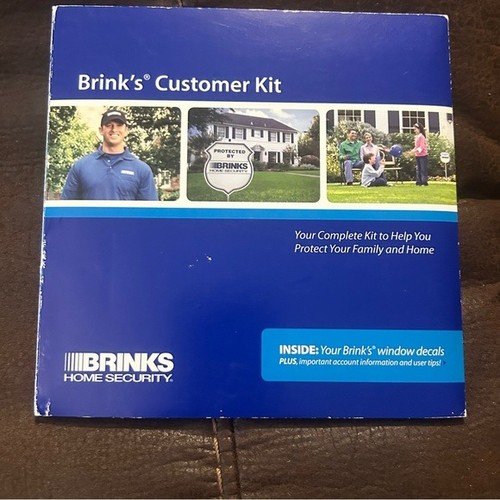 Brinks Home Security Customer Kit User Guide DVD Window Decals | eBay