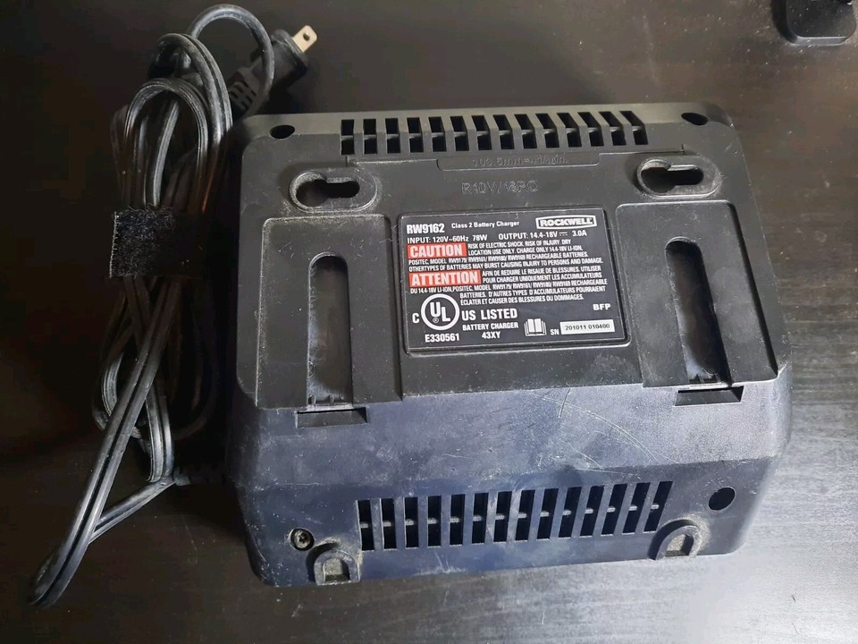 Rockwell Battery Charger 18v Lithium W/ RW9161 Battery | eBay