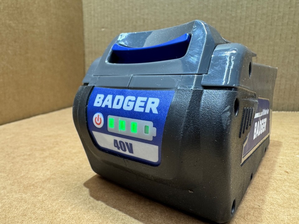 BADGER [WB40V2.0AHB] 4.0AH 40V BLUE RECHARGEABLE LI-ION BATTERY | eBay