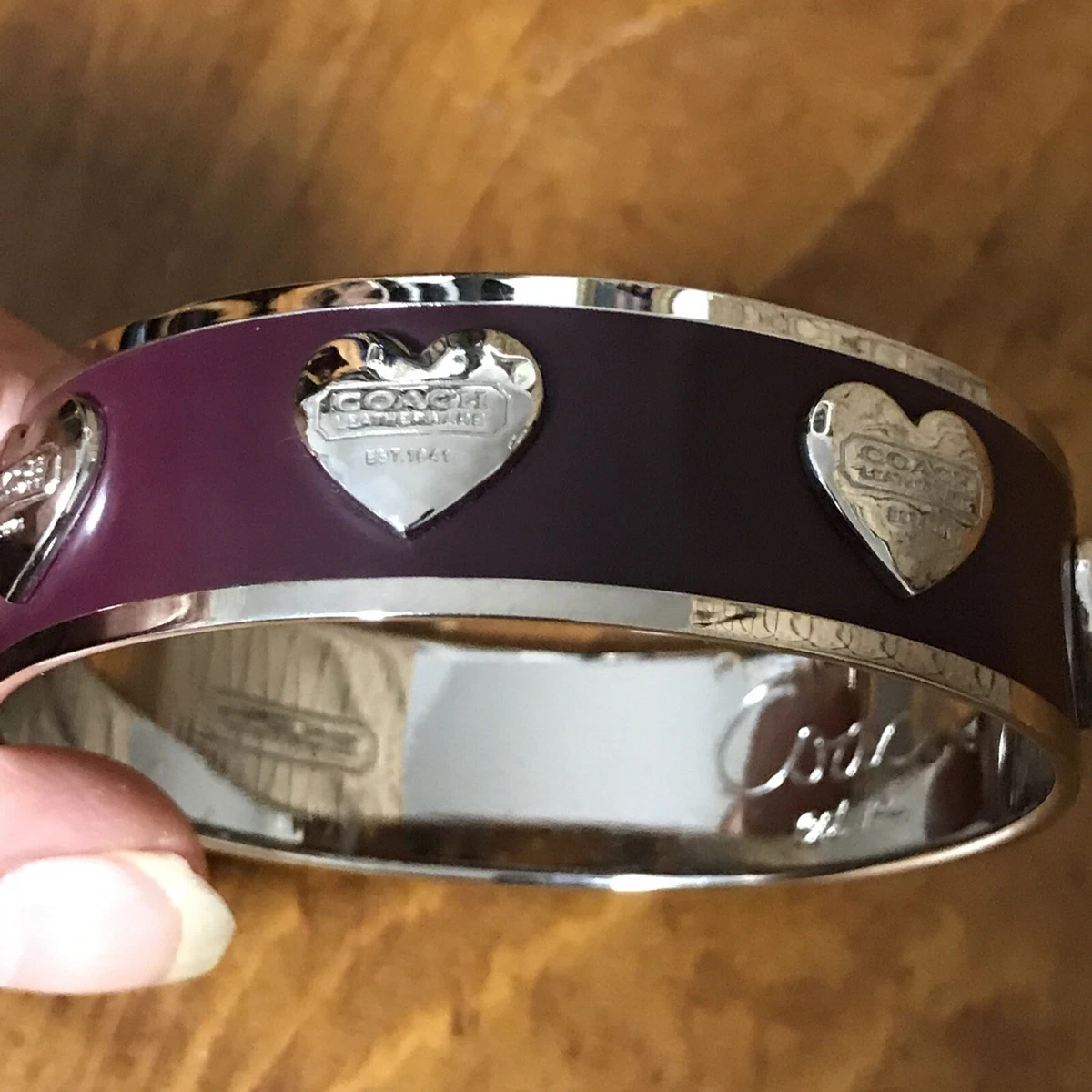 Coach Heart Bracelet