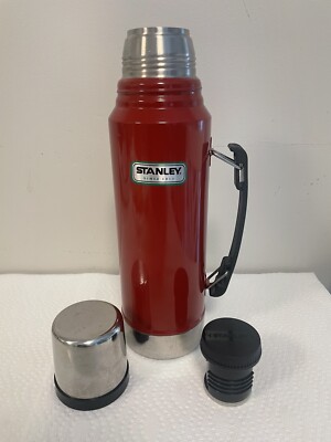 Stanley Vintage Metal Thermos Since 1913 Red | eBay