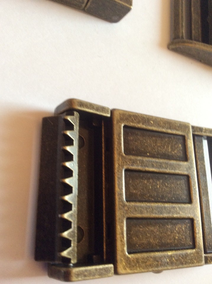 5 Lot Brink Brass Metal Belt Buckles Vintage Rustic Small Buckle For ...