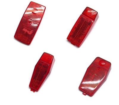 Vintage Bike Bicycle Red Light Reflector NOS | eBay