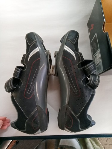 Specialized Body Geometry Shoes Size USA 11 Black & Silver | eBay