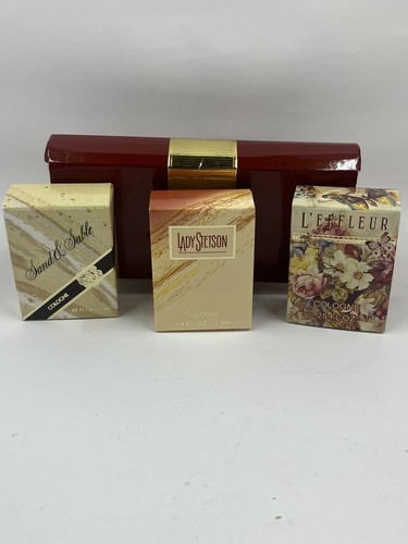 Vintage Coty Collection .25oz Perfume Trio L'EFFLEUR SAND & SABLE LADY ...