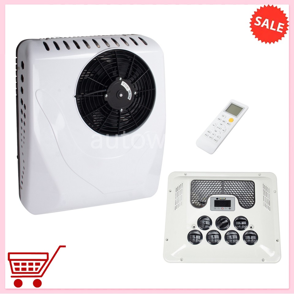 13500BTU 12V RV Air Conditioner Heat & Cool Electric AC Unit Kit ...