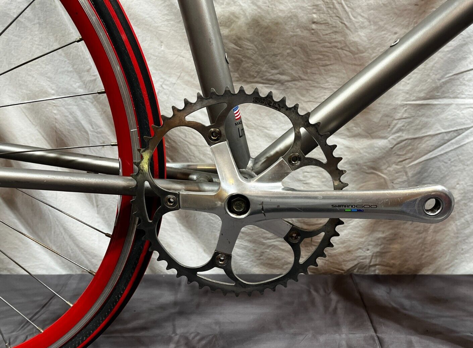 Litespeed Tachyon 58cm C-T Titanium Road Frame Carbon Fork Shimano ...