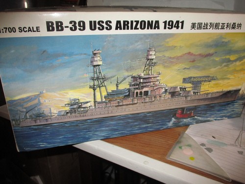 Mini Hobby Models 1941 USS Arizona Kit 1/700 SCALE KIT #83401~NEW in ...