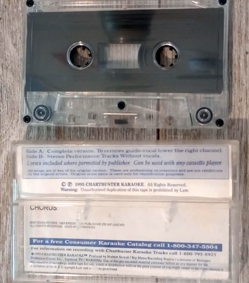Karaoke on Cassette Martina McBride "Independence Day" Single Song ...