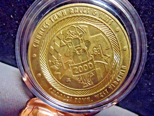 CHARLES TOWN RACES & SLOTS - WEST VIRGINIA ONE DOLLAR - GAMING TOKEN ...