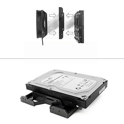2Pcs 5.25" to 3.5" 2.5" SSD HDD Tray Caddy Case Adapter Hard Disk Drive ...