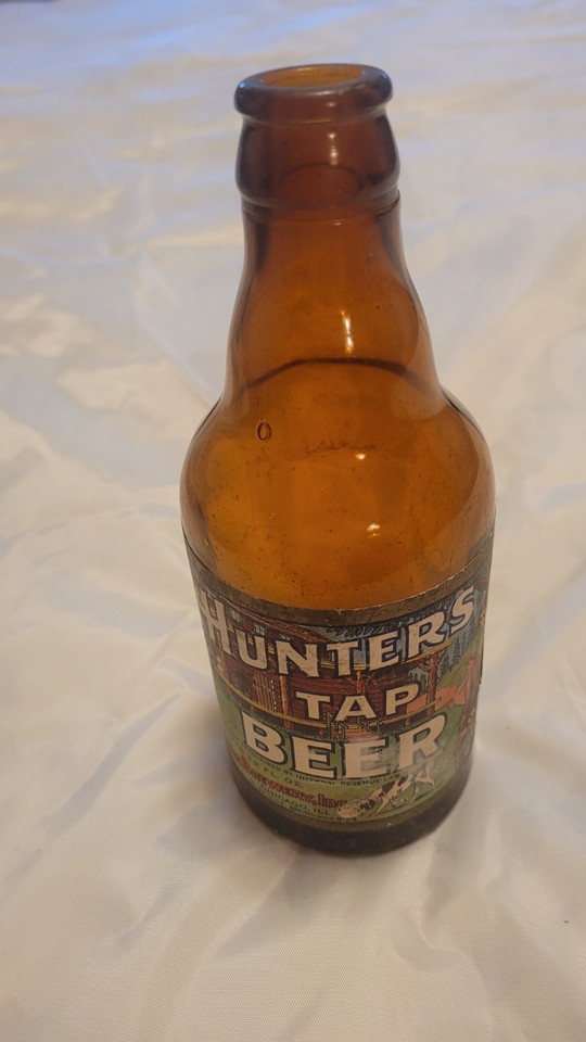 RARE 1940 IRTP Hunters Tap Beer Bottle 12 oz Hunters Brewery Inc ...