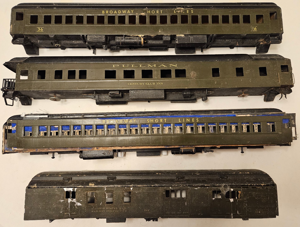 Walthers Vtg Kit Built O Scale Pullman Passenger Cars Lot of 7 - [Parts ...
