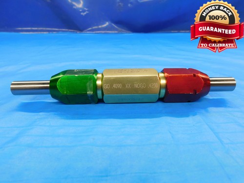 .4090 & .4250 CL XX PIN PLUG GAGE GO NO GO .4063 +.0027 13/32 10.795 ...