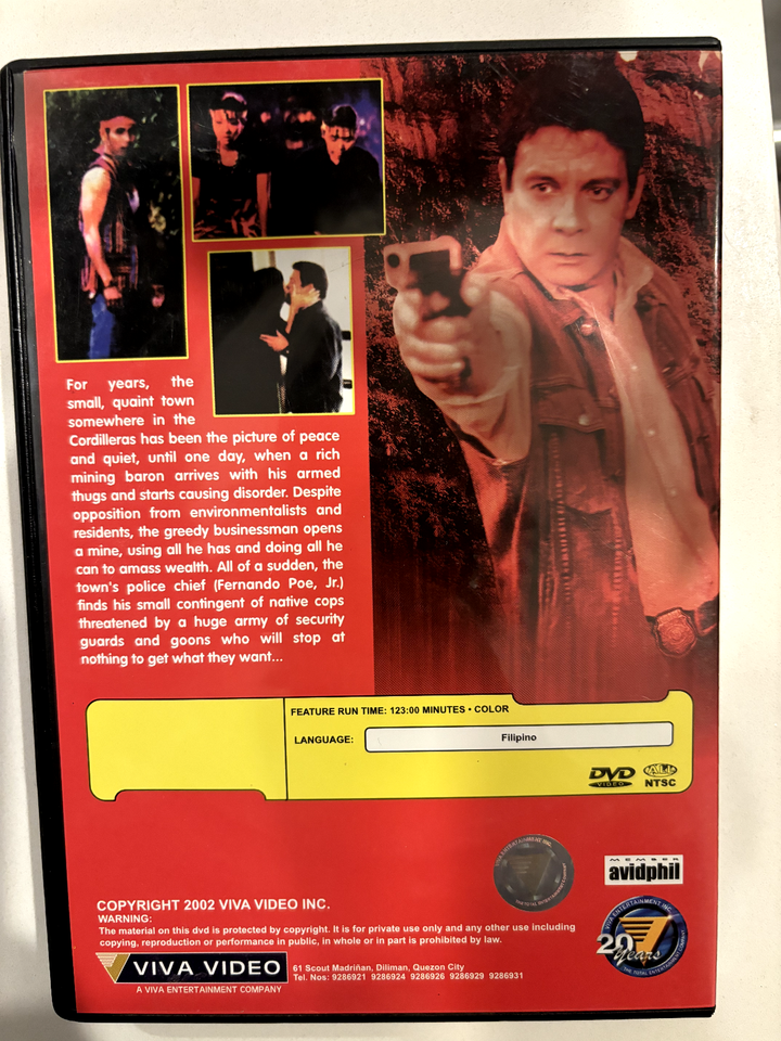 Pagbabalik ng Probinsyano DVD, Fernando Poe, Jr., Filipino/Tagalog | eBay