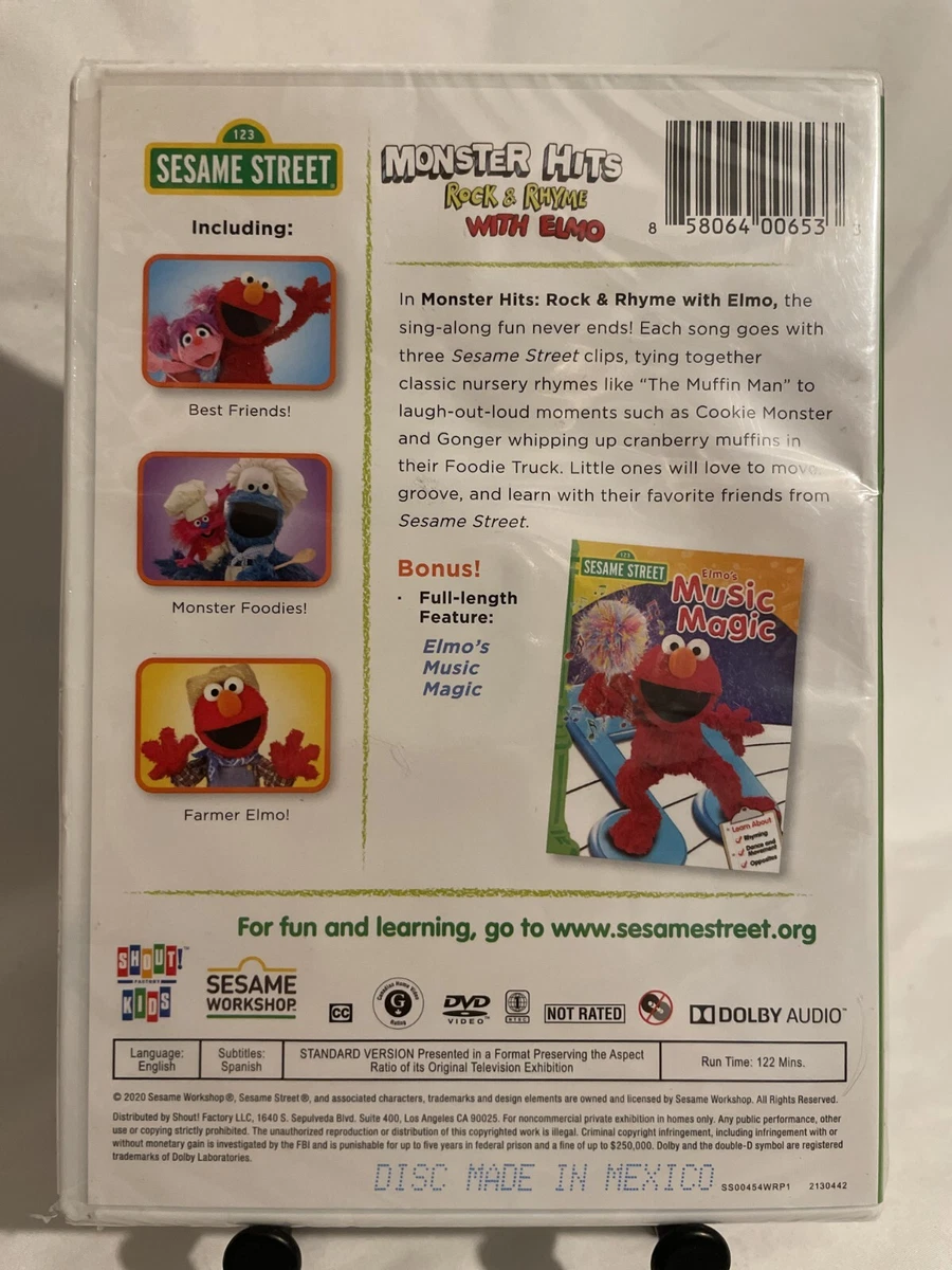 Sesame Street Monster Hits Vhs