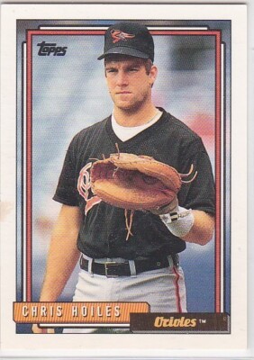 M) 1992 Topps Baseball Trading Card - Chris Hoiles #125 | eBay