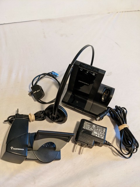 Plantronics Wo2 W02 6.0 DECT Wireless Bluetooth Headset for sale online ...