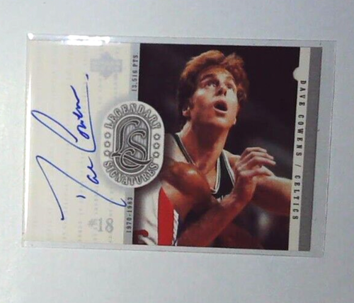 Dave Cowens 1999-00 Upper Deck Legends Legendary Signatures Autograph ...