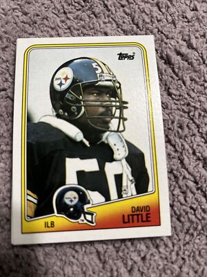 1988 Topps Football #172 David Little Rookie Pittsburgh Steelers | eBay