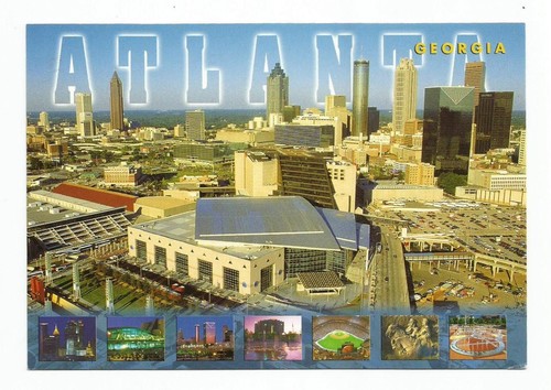 NBA ARENA POSTCARD ATLANTA HAWKS PHILIPS ARENA | eBay