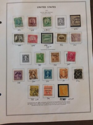 H.E.HARRIS STAMP ALBUM PAGES 1931, 20 STAMPS, 2 MNH,OG, ESTATE FIND | eBay