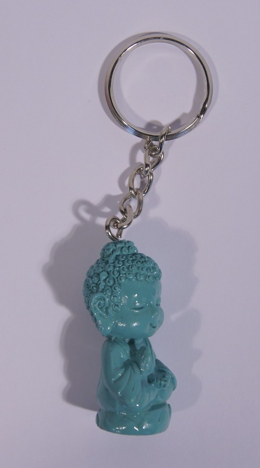 Buddha Keychain Key Ring Happy Praying Blessing | eBay