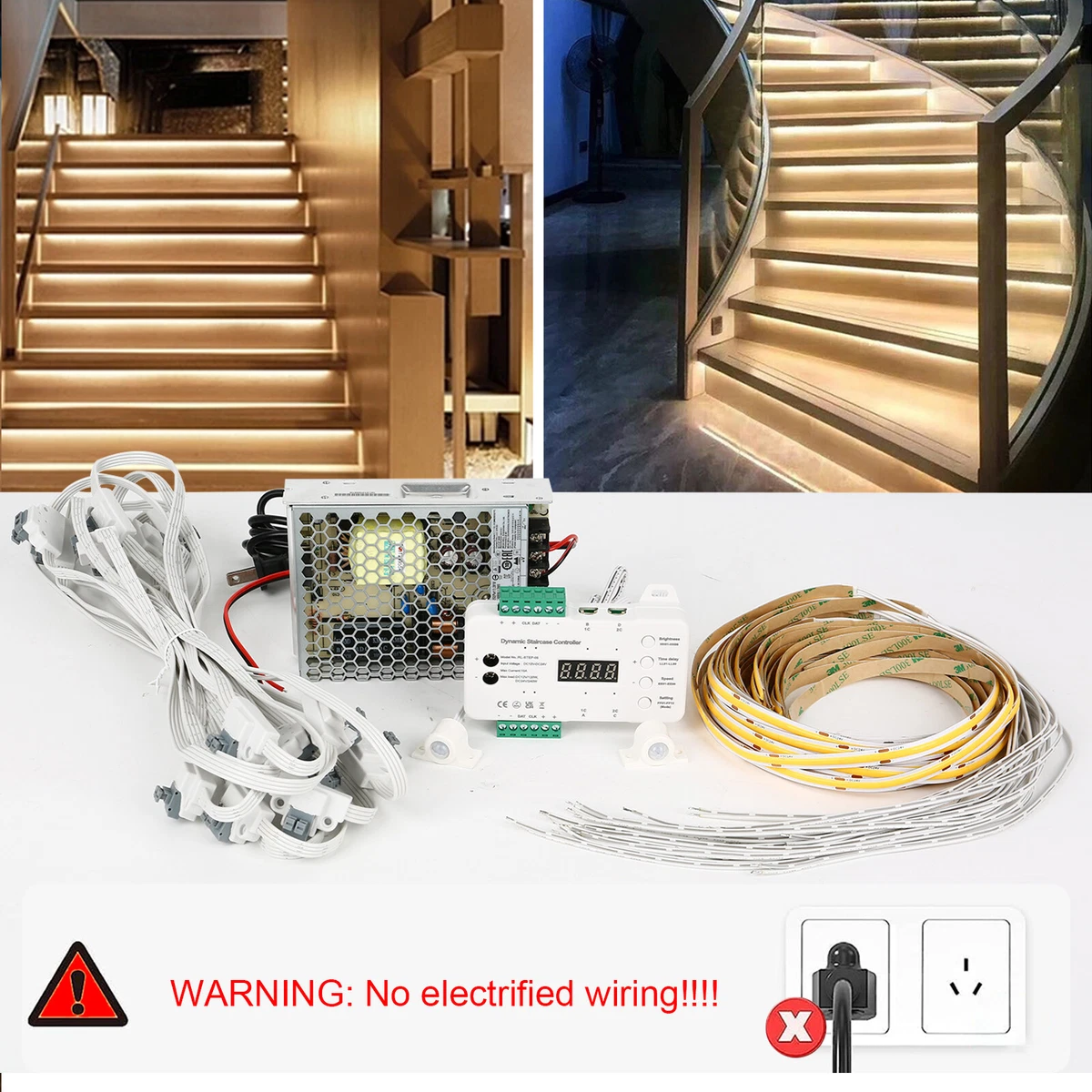 Automatic Led Stair Lighting Circuit | Shelly Lighting