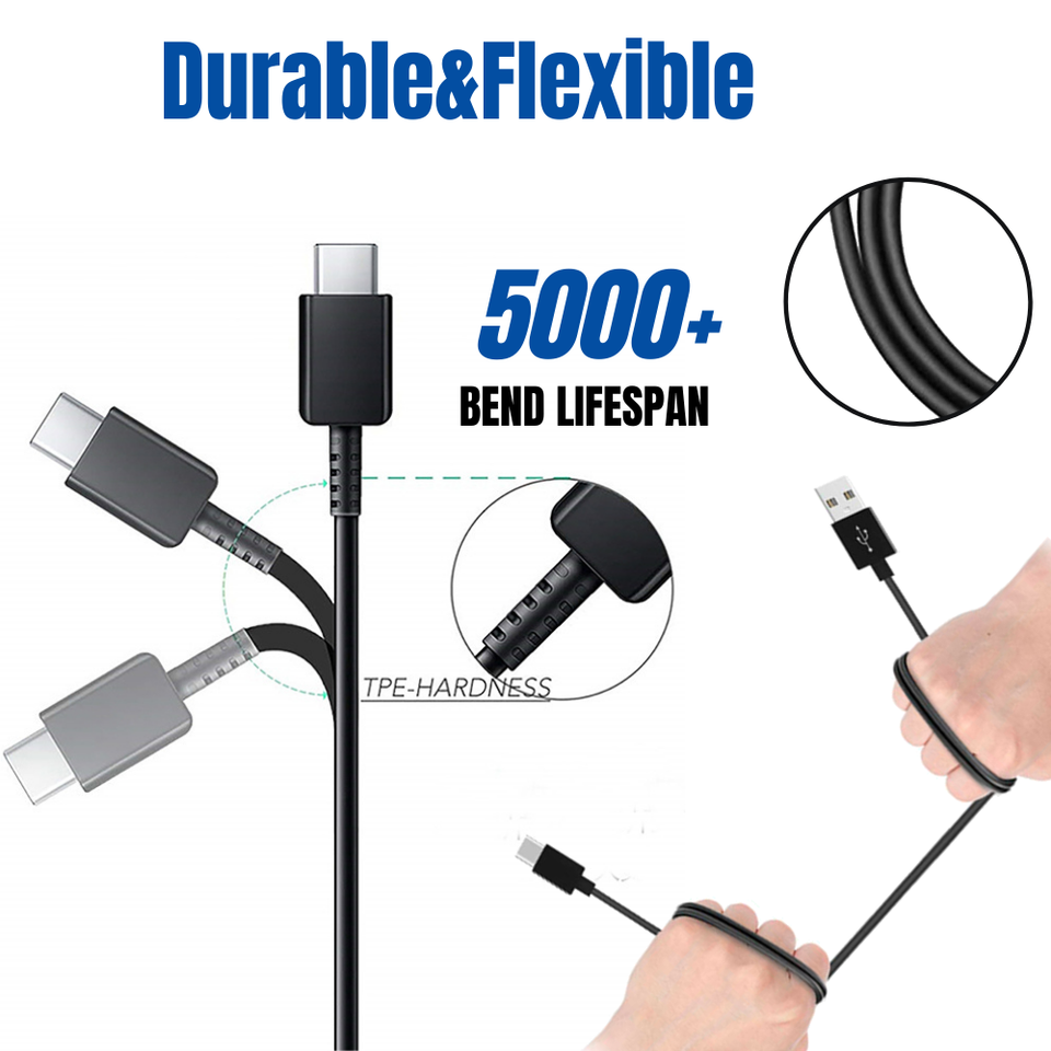 Fast Charging Block for Samsung Android USB Charger Plug Adapter USB C ...