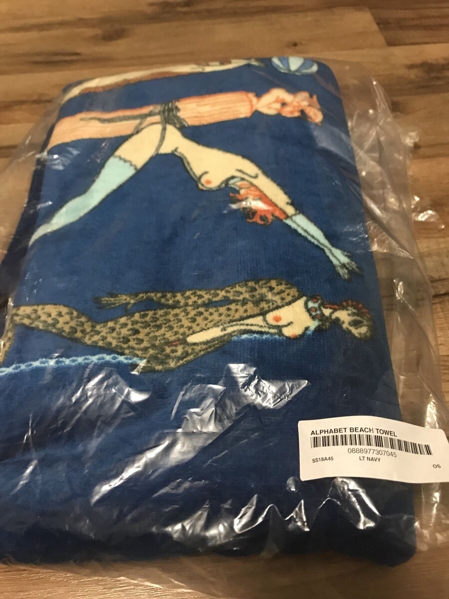 Supreme Alphabet Beach Towel Navy Blue SS18A45 SS18 2018 Supreme Alphabet Beach Towel Navy Blue SS18A45 SS18 2018