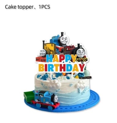 1pcs Thomas cupcake toppers thomas train cake topper thomas and friends ...