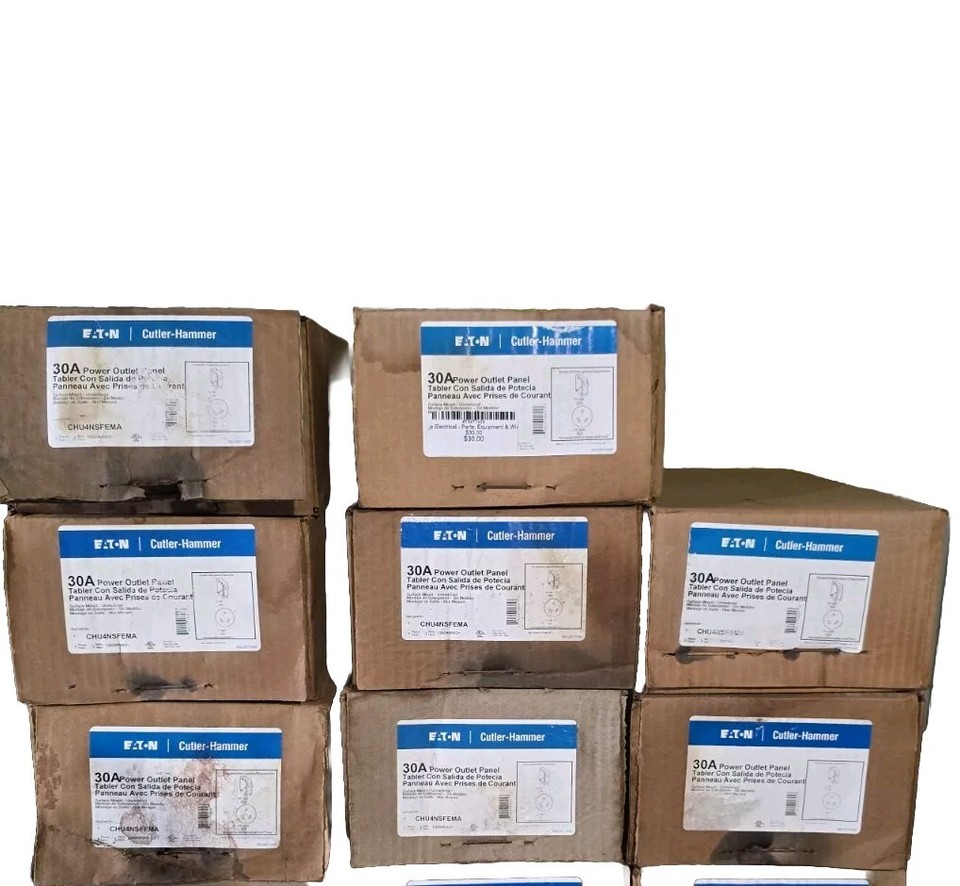 RV 30-Amp RV Power Outlet Panel Box Mount Outdoor Unmetered Electrical ...