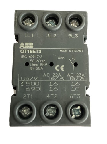 OT16ET3 ABB Open Disconnects, SWITCHLINE Series | eBay