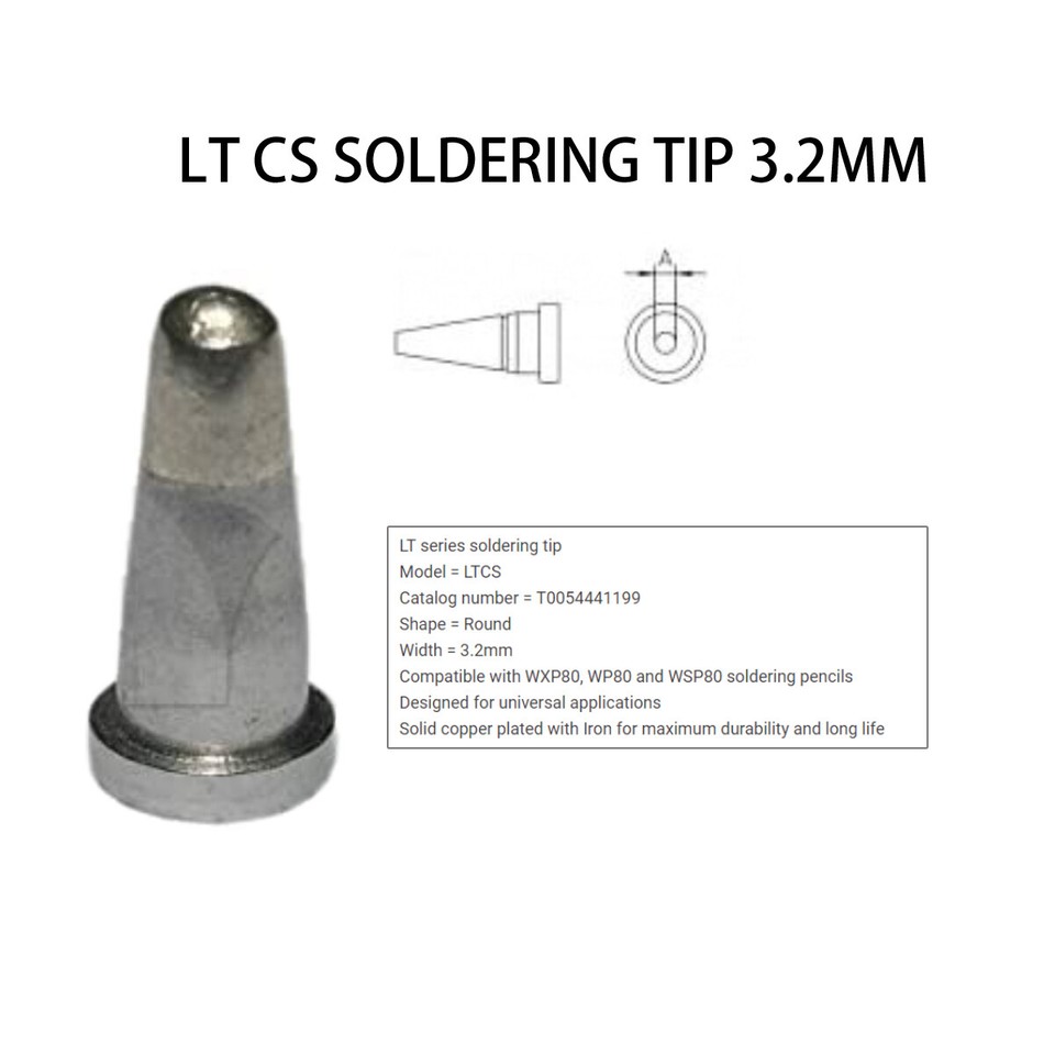 Set of 5 for WELLER WSD80 WSP80 LT Series Soldering Iron Tips new | eBay