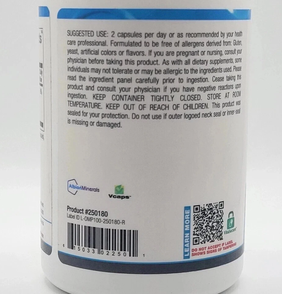 Ortho Molecular Reacted Magnesium 180 Caps, Exp 2027 Brand New, FREE ...