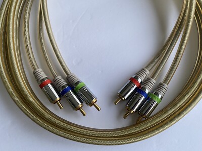 Heavy Duty High Quality COMPONENT VIDEO CABLE 6 FT RGB HDTV For DVD And ...