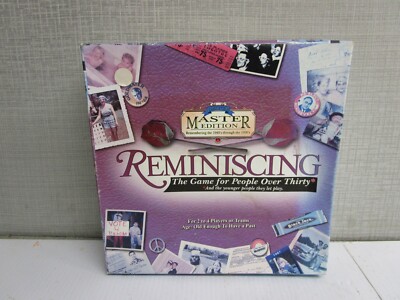 Reminiscing Deluxe Master Edition Board Game 1940s to 1990s OVER 30 ...