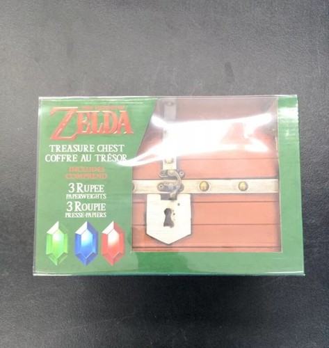 Pyramid America The Legend of Zelda Paperweight Wooden Chest Rupee Totk ...
