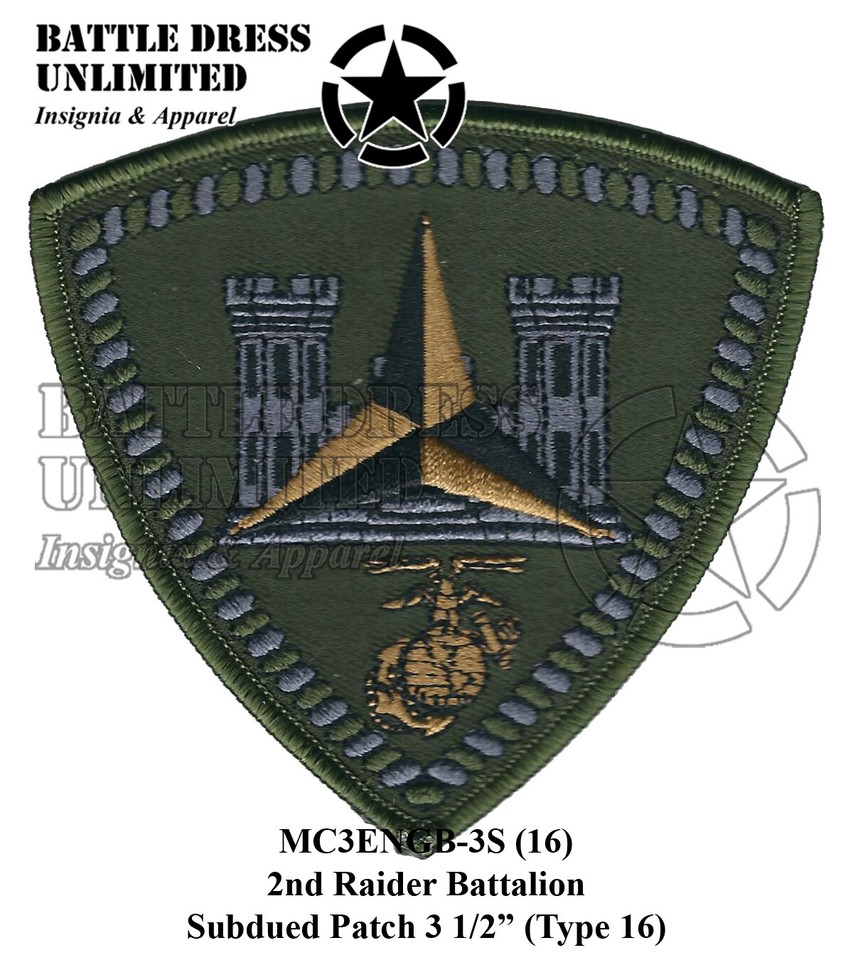 1st 2nd 3rd 4th 6th 7th 8th 9th Engineer Battalion Patches (Marine ...