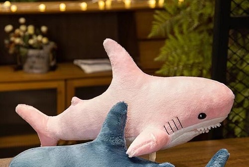 Pink Shark 18 Inch Stuffed Animal Plush Toys Toddler Doll Kids Gifts | eBay