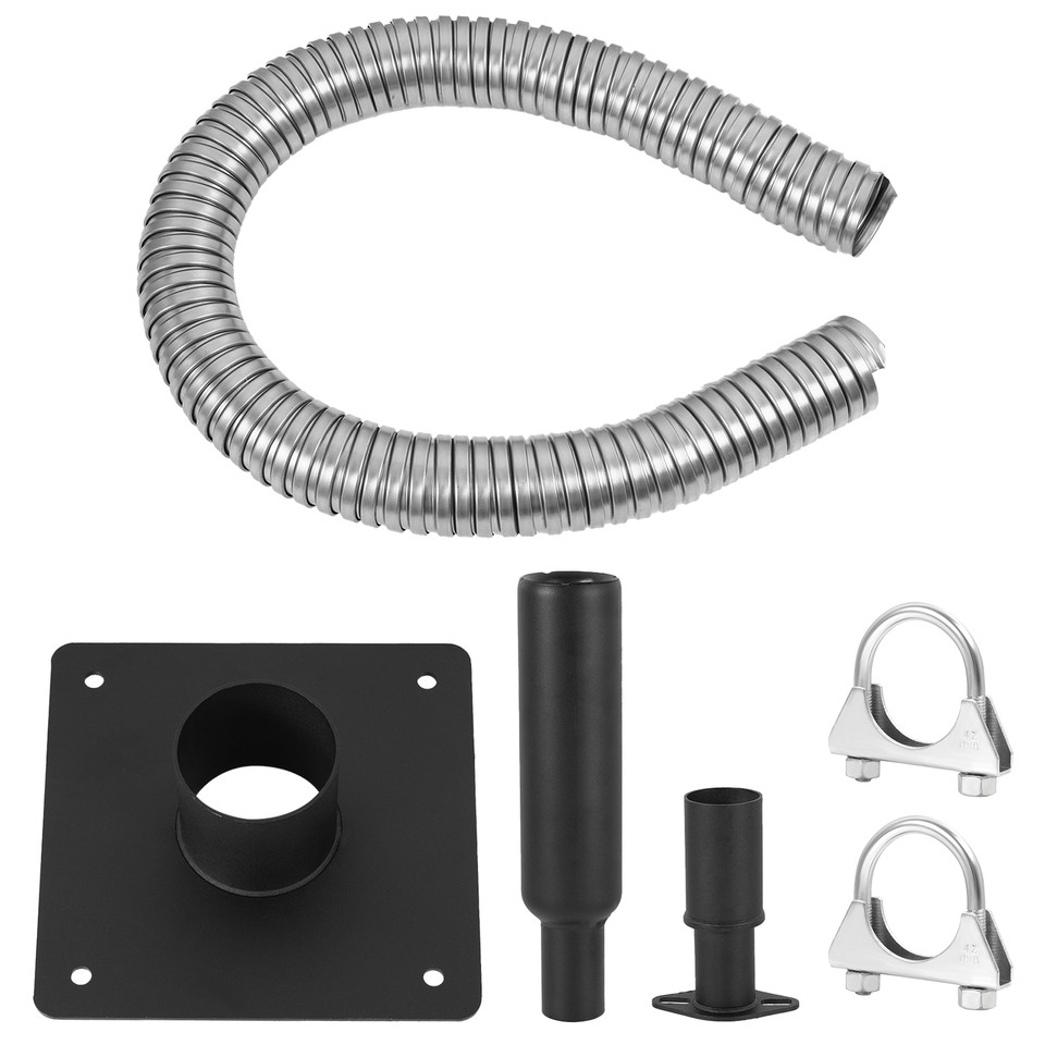 Generator Exhaust Extension Muffler W/Insulated Through-Wall Mounting ...