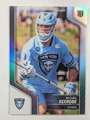 2024 Premier Lacrosse League PLL #46 Michael Rexrode Black Foil #D 12/ ...