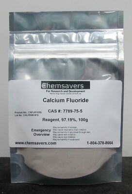 Calcium Fluoride, Reagent, 97.19%, 100g | eBay