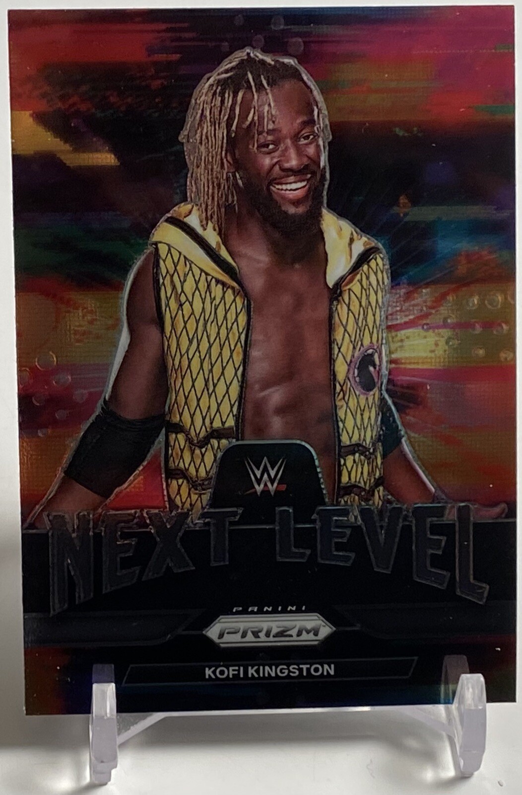 Kofi Kingston 2022 Panini Prizm WWE SmackDown WWE Next Level Card #21 W ...