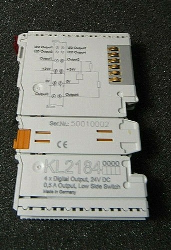 Beckhoff KL2184 | 4-channel digital output terminal 24 V DC, ground ...