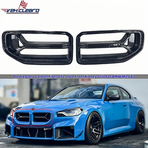 Prepreg Dry Carbon Fiber CSL Style Front Kidney Grill For BMW M2 G87 | eBay