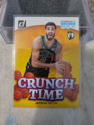 2022-23 Panini-Donruss Crunch Time Jayson Tatum Boston Celtics #11 | eBay