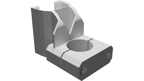 Holder for Samsung NU8000 Remote Control - 25mm Pole Mount Storage with ...