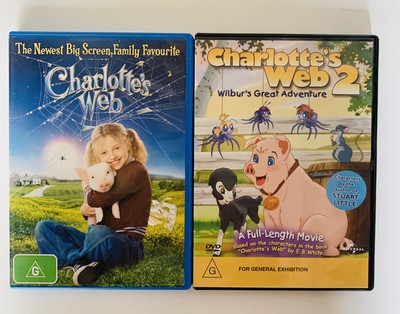Charlotte's Web and Charlottes Web 2 (Region 4 DVD) 2 x Kids Mixed ...